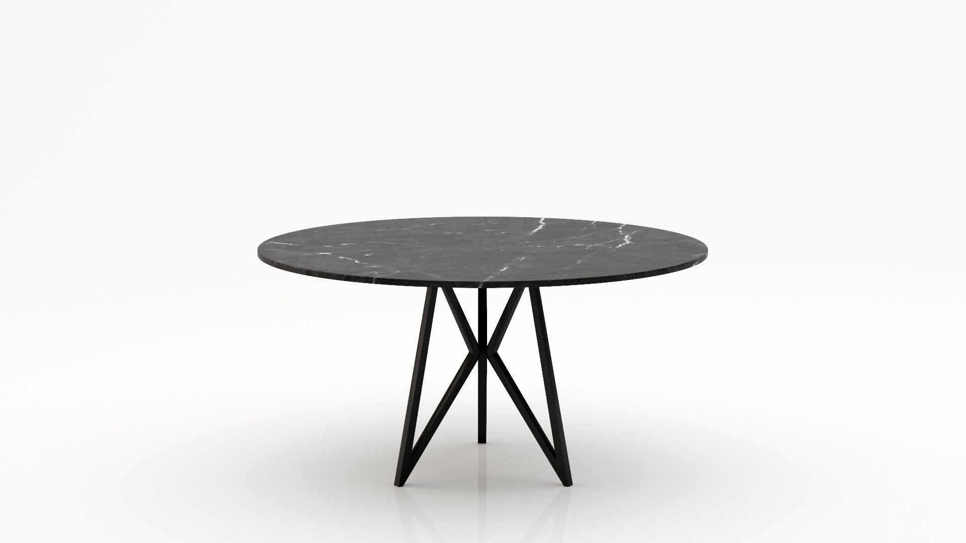 Ronde marmeren eettafel Pipistrello Tondo - Negresco