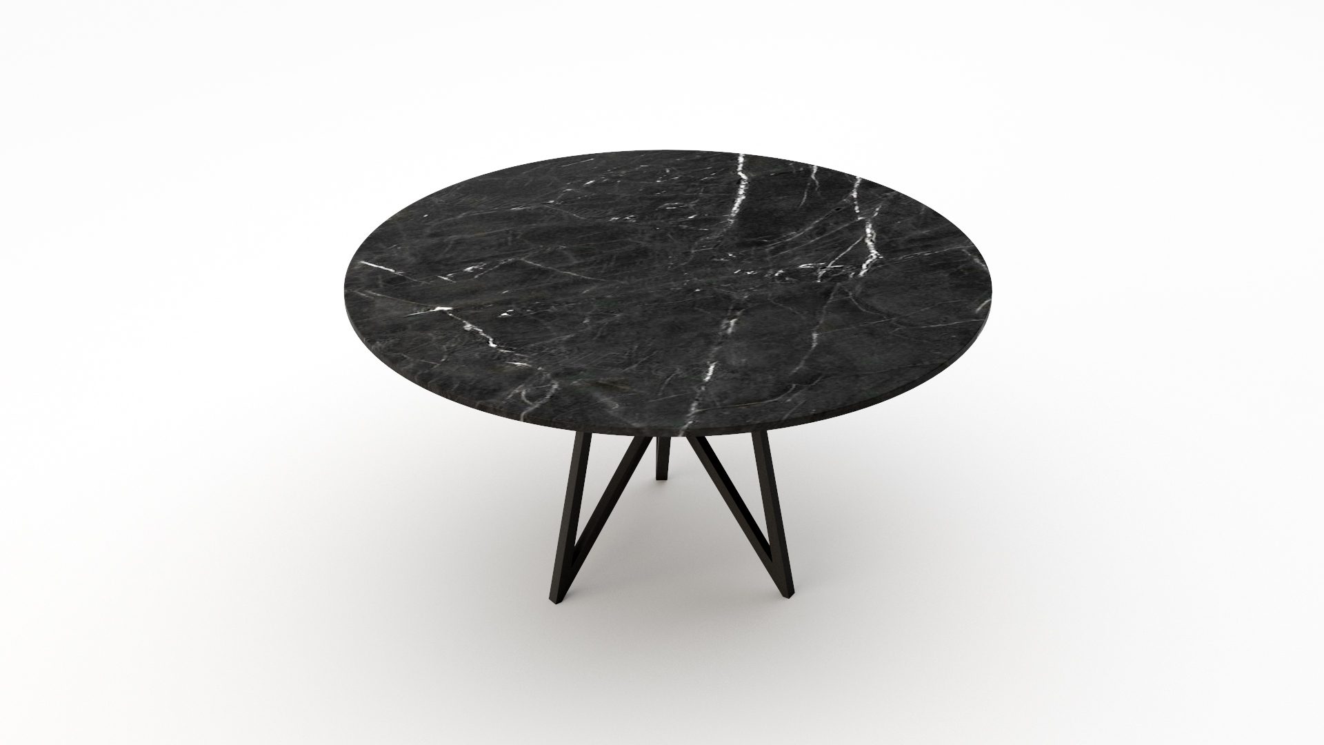 Ronde marmeren eettafel Pipistrello Tondo - Negresco